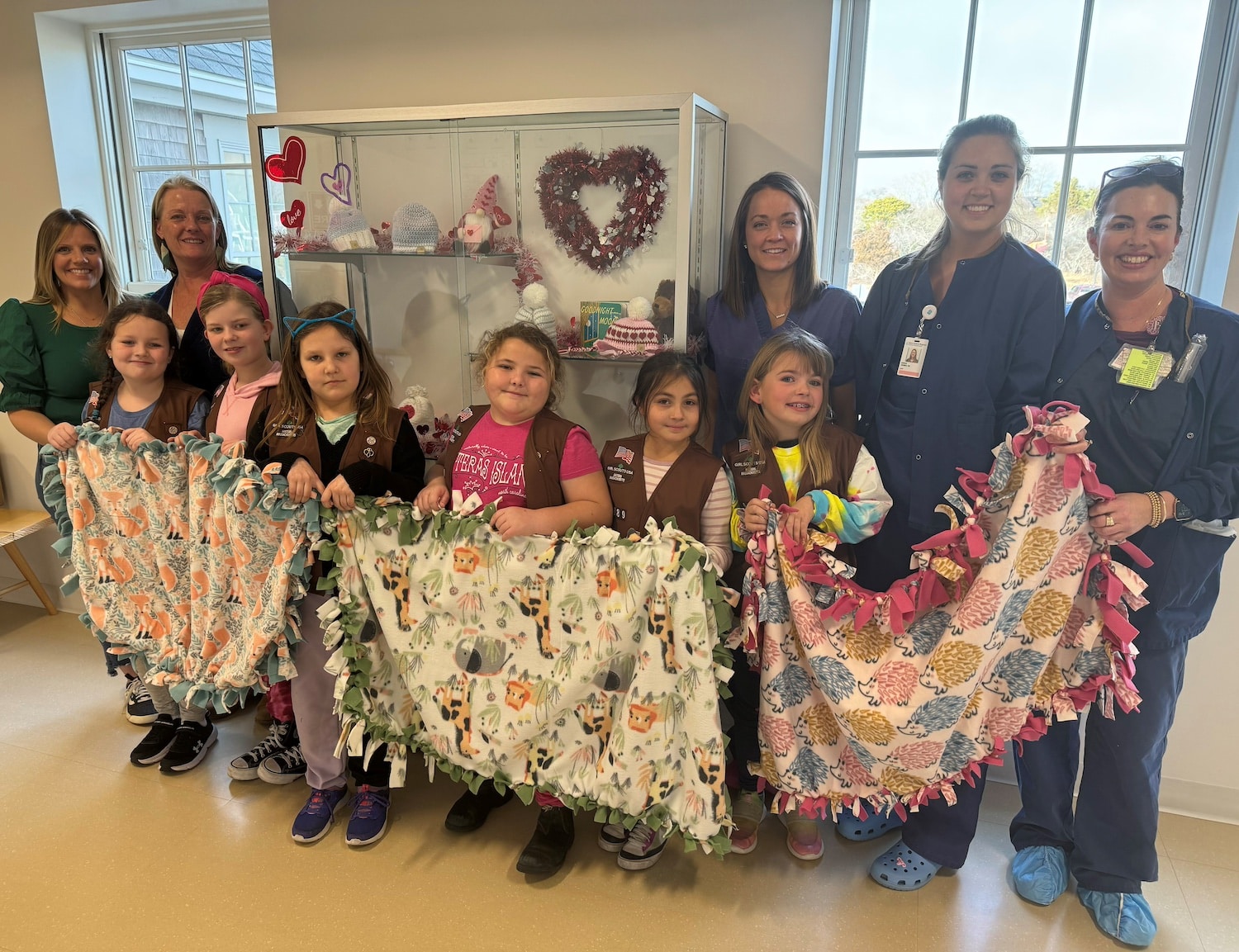 Special Delivery to Nantucket Hospital by Island Girl Scout Troup 64889 ...